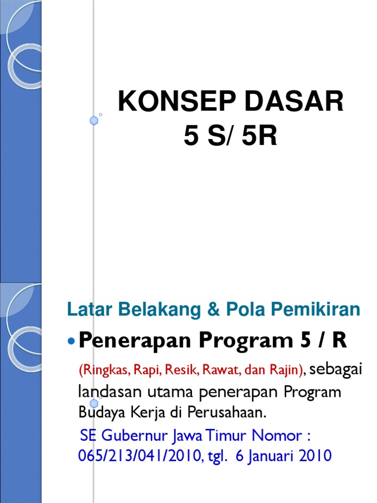 Konsep Dsr. 5S-5R | PDF