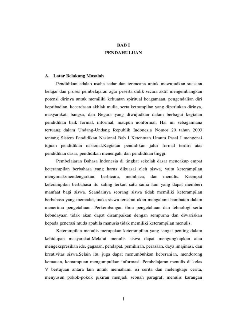 LPORAN PKP Peningkatan Pembelajaran Materi Menulis Karangan Berdasarkan ...