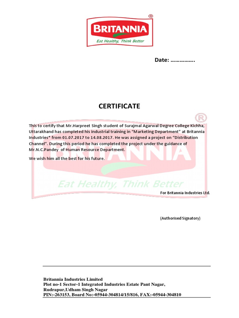 Certificate: Date | PDF