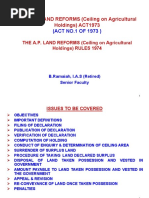 Transfer of Property - Inam Lands | PDF | Common Law | Government