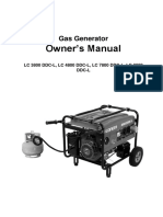 Original Loncin Generator Manual | PDF | Gasoline | Direct Current