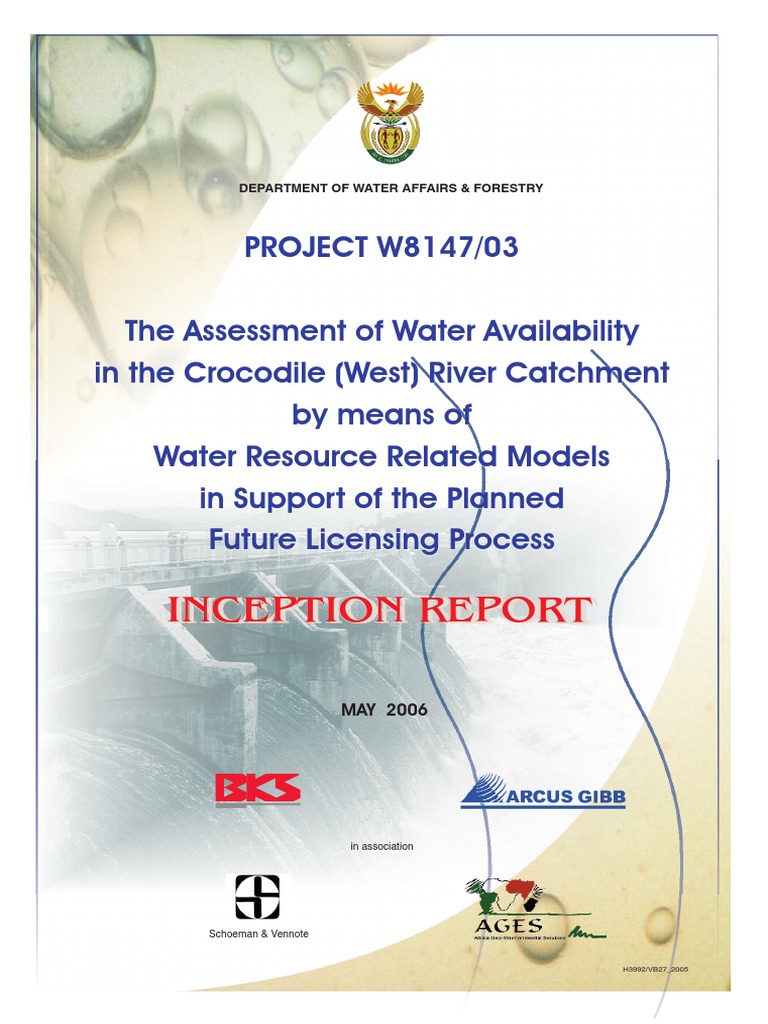 Crocodile West Water Supply Strategy | PDF | Water Resources | Water ...