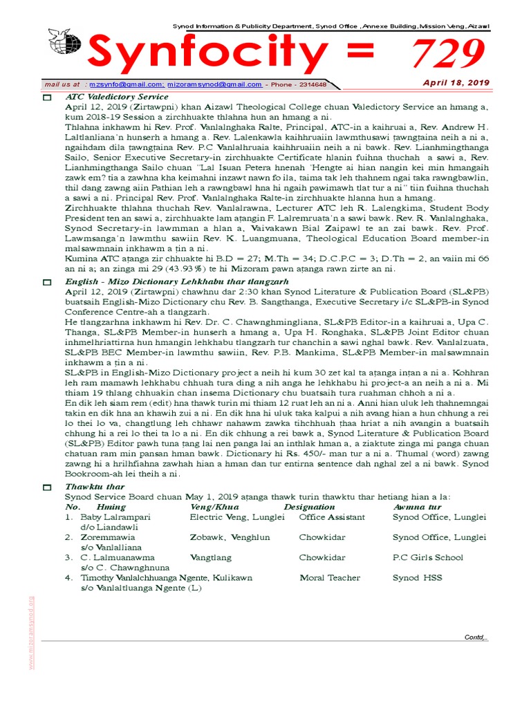 Synfocity : ATC Valedictory Service | PDF