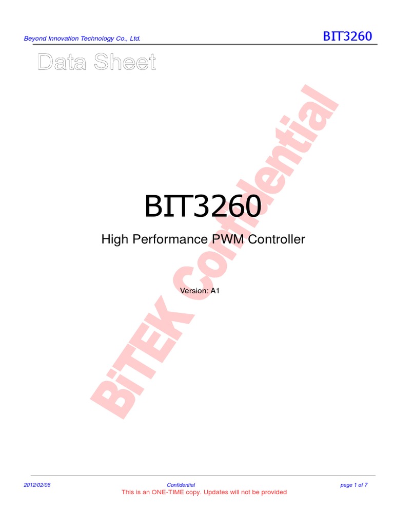 Bit 3260 | PDF | Amplifier | Electrical Engineering