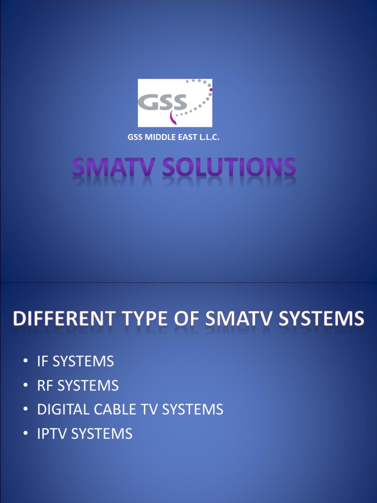 SMATV and IPTV Systems Overview | PDF | Cable Television | Set Top Box