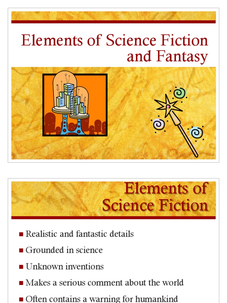 Science Fiction And Fantasy Elements Pdf