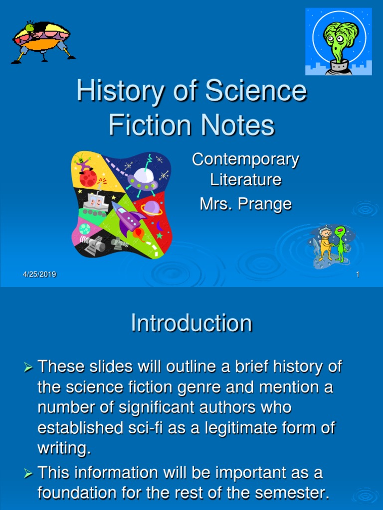 History of Science Fiction Notes1 | PDF | Science Fiction | Ray Bradbury