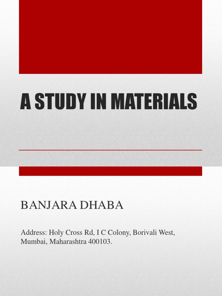 Presentation On Material Study | PDF | Incandescent Light Bulb ...