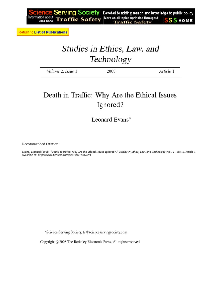 Ethical Issues in Automobile Industry | PDF | Traffic Collision | Insurance