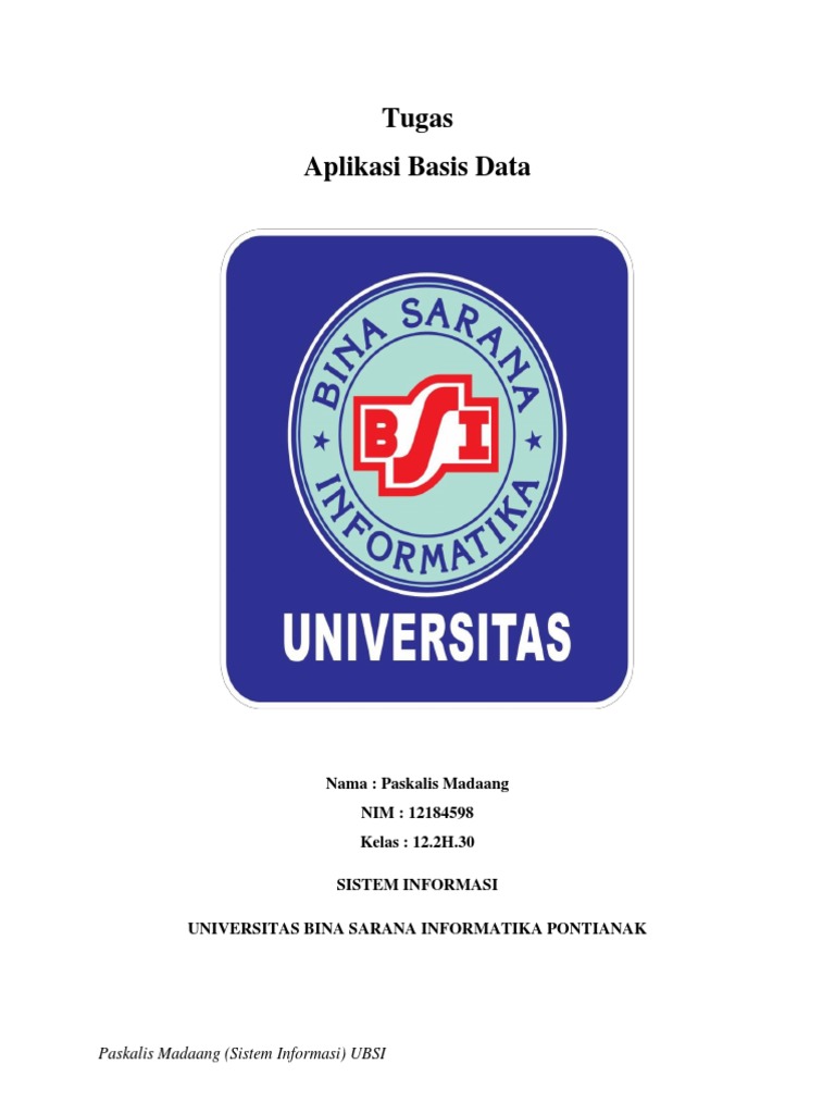 Langkah-Langkah Membuat Database | PDF