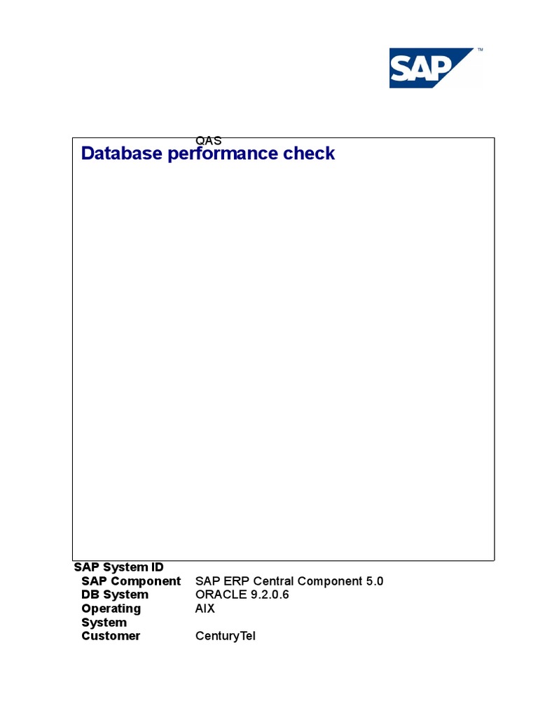 Database performance check reveals optimization opportunities | PDF | Database Index | Databases