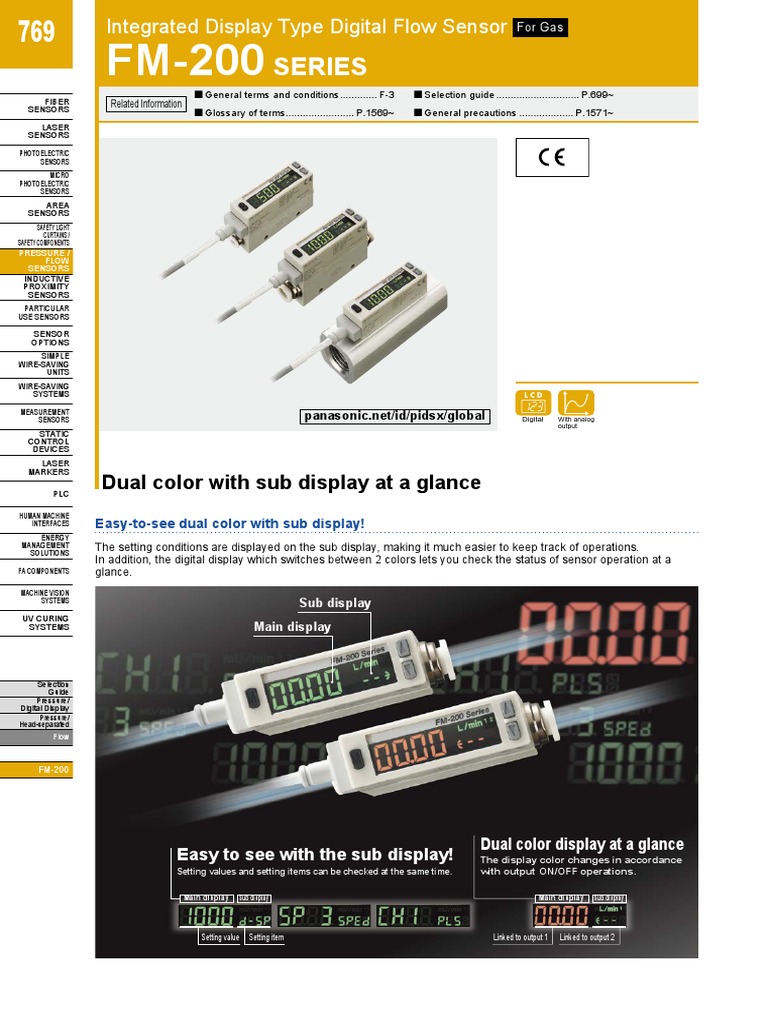 fm-200 e Cata PDF | PDF | Bipolar Junction Transistor | Flow Measurement