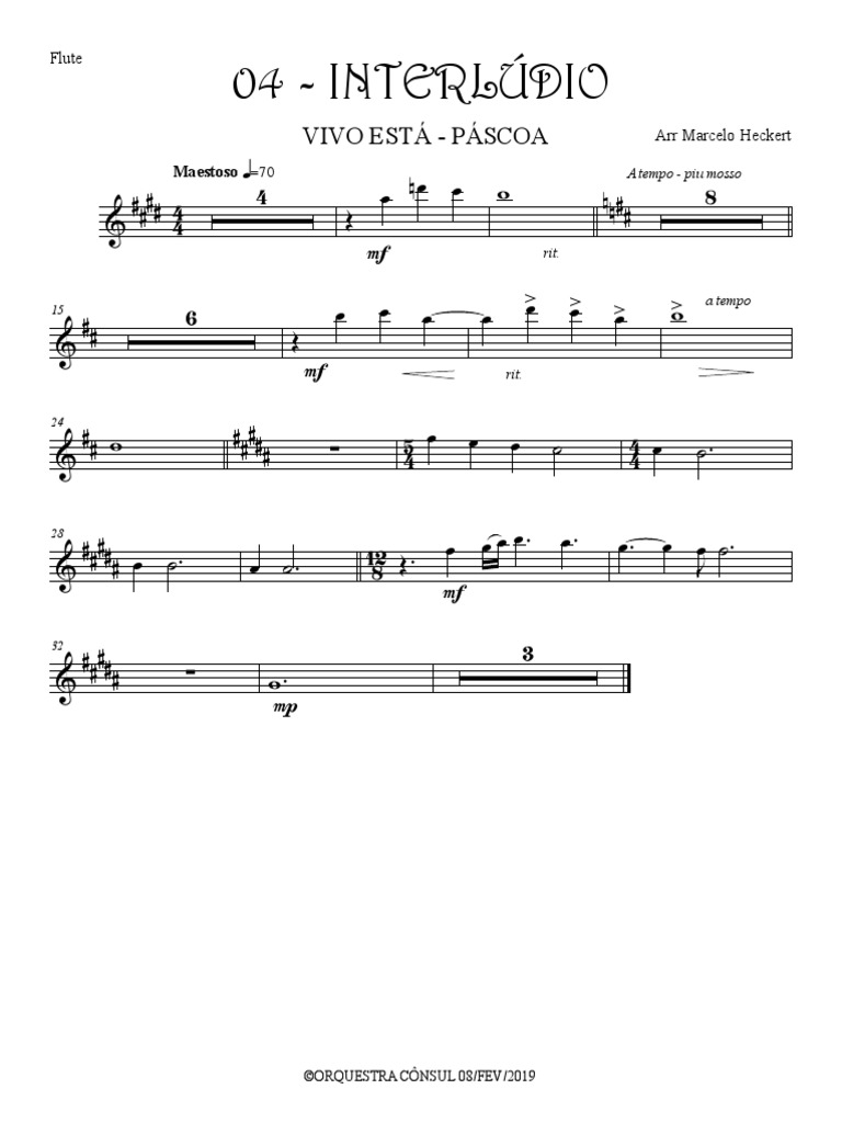 04 Interludio - Flute | PDF