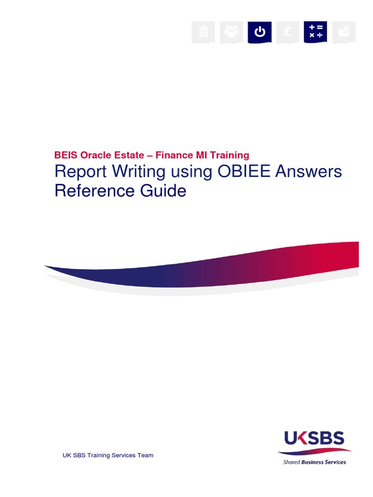 OBIEE Answers Reference Guide PDF | PDF | Oracle Database | Icon (Computing)