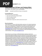 Module 2 - Editing CadWorx Specification | PDF | Computer File | Specification (Technical Standard)