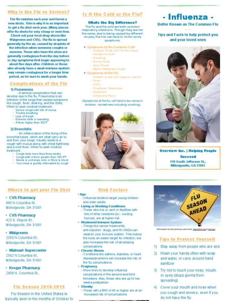 Influenza Brochure - Update | PDF | Influenza | Common Cold