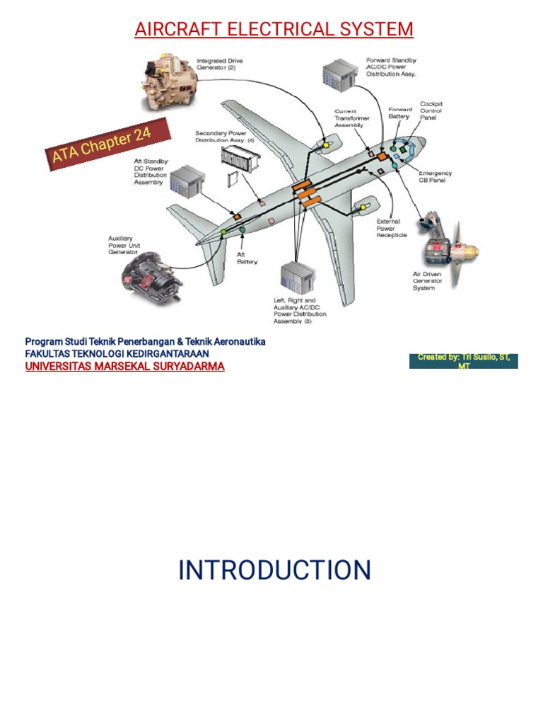 Aircraft Electrical System Overview | PDF | Electric Power | Direct Current