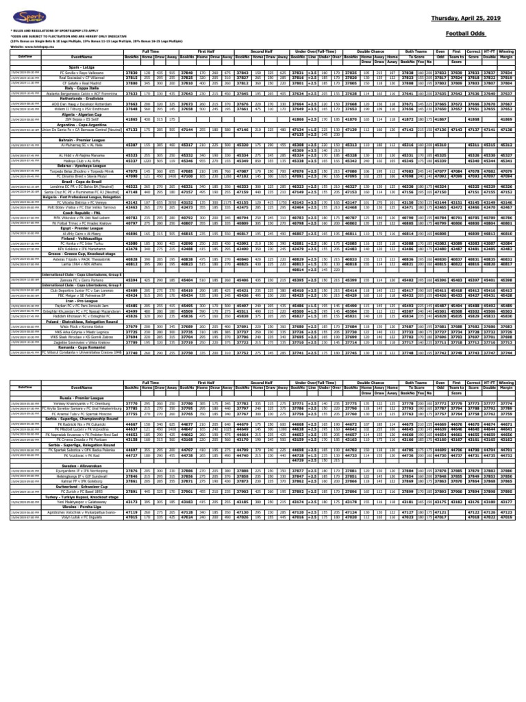 Fixtures | PDF | Sports Leagues | Football Teams