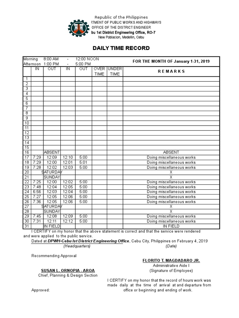 DTR | PDF | Government