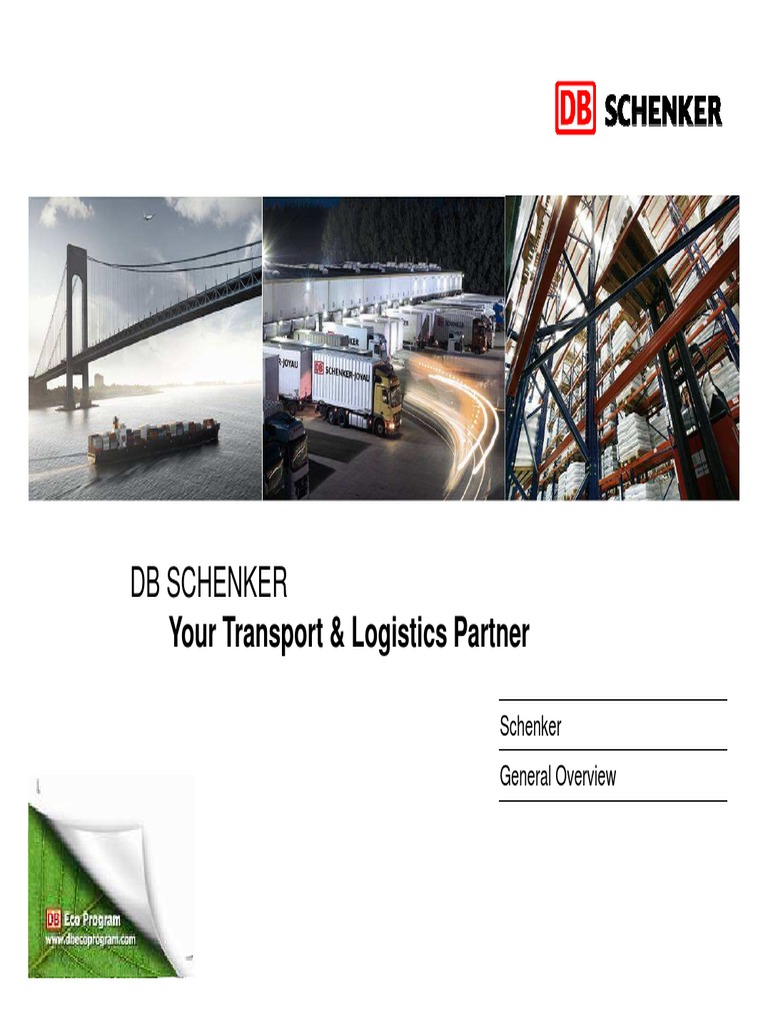 DB Schenker Logistics Overview | PDF | Logistics | Warehouse