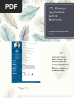 TransCelerate Abbreviated CV Template | PDF | Health Care | Medicine