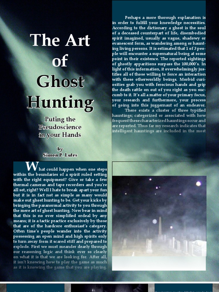 Essentials of Ghost Hunting Techniques | PDF | Philosophy | Self ...