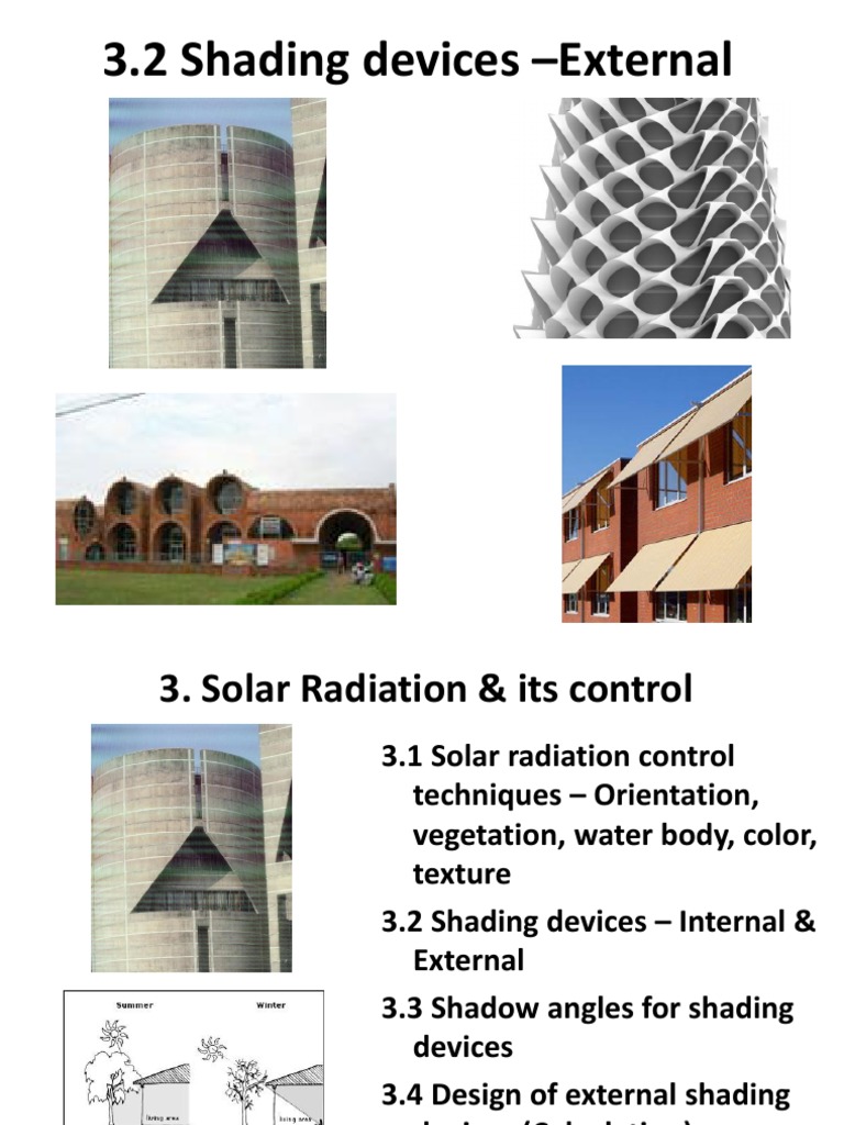 5.Shadow Angle & Calculation | Window | Azimuth