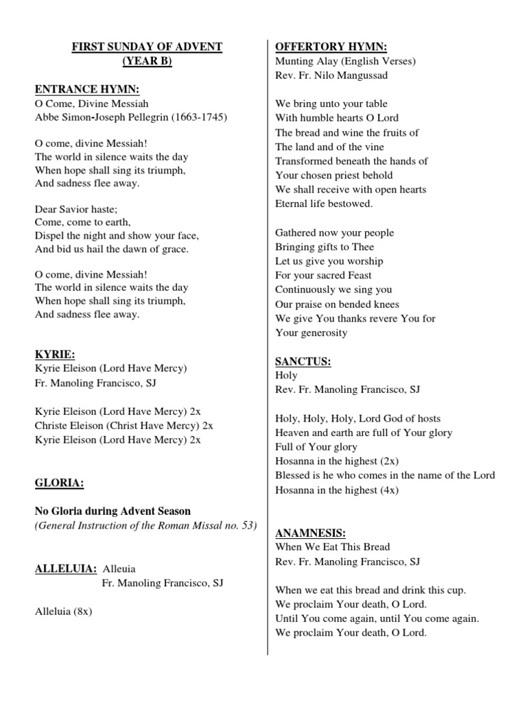 HYMNS | PDF | Lord's Prayer | Christian Denominational Families