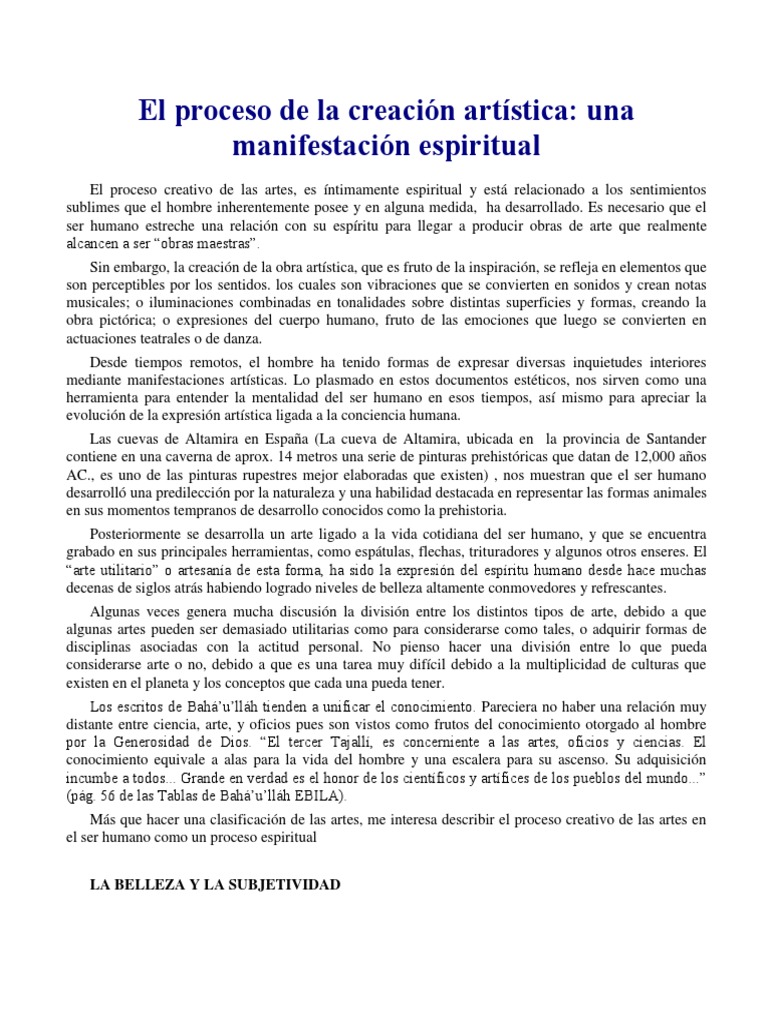 El Proceso de La Creación Literaria | PDF | Creatividad | Hemisferio ...