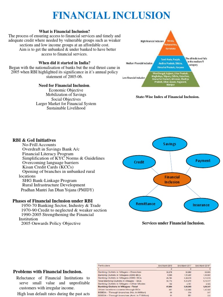 Financial Inclusion and Credit Access | PDF