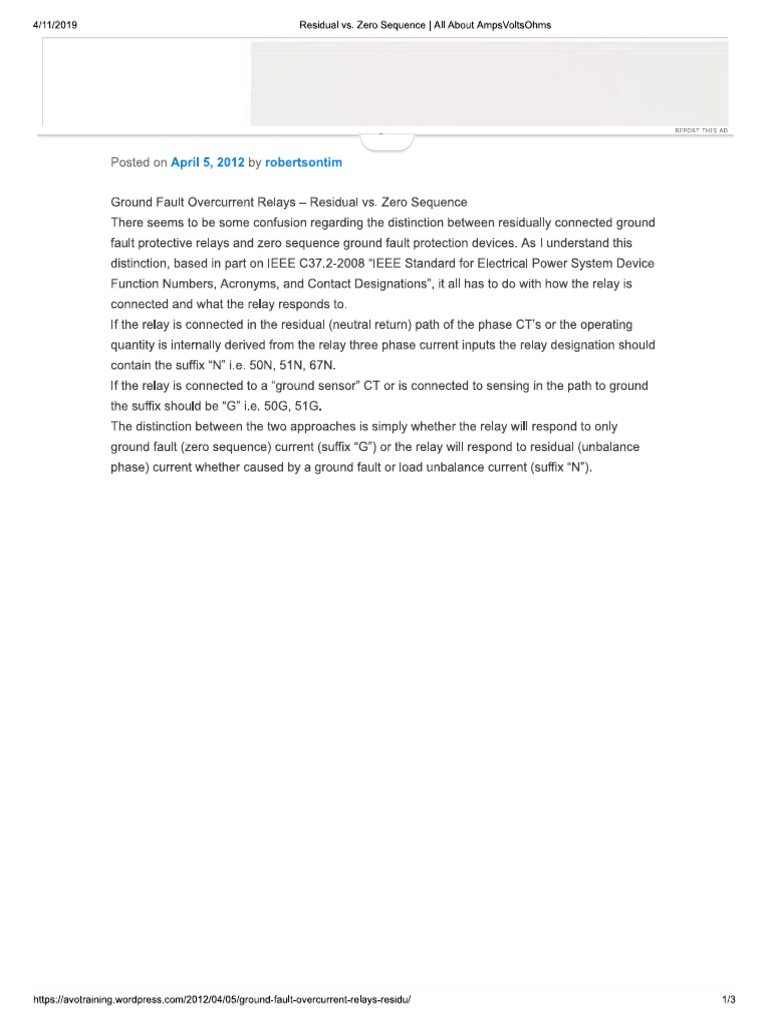 51N Vs 51G PDF | PDF