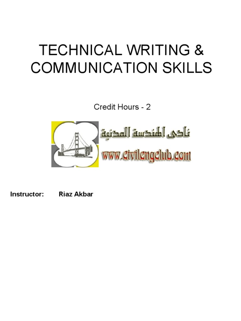 Technical Writing & Communication Skills | PDF | Technical ...