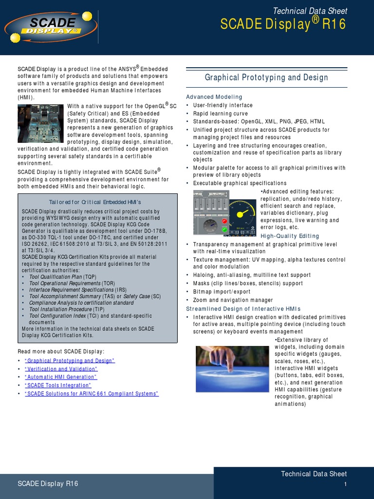 SCADE Display R16: Graphical Prototyping and Design | PDF | Computer ...