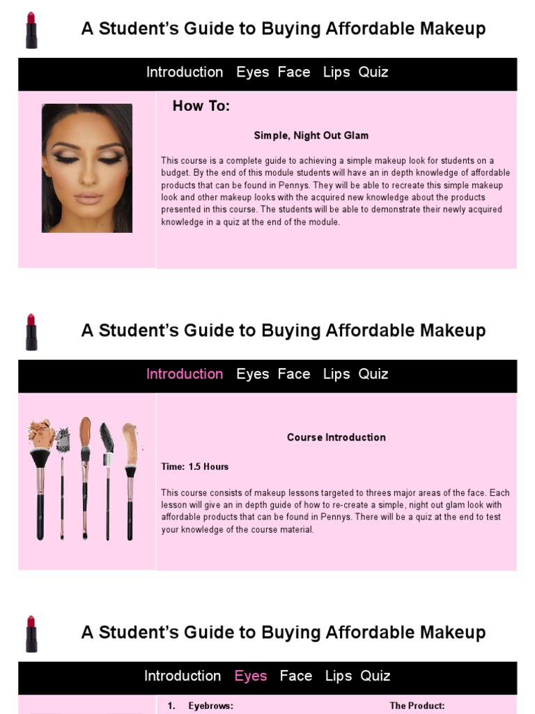 Makeup | PDF | Eyebrow | Cosmetics