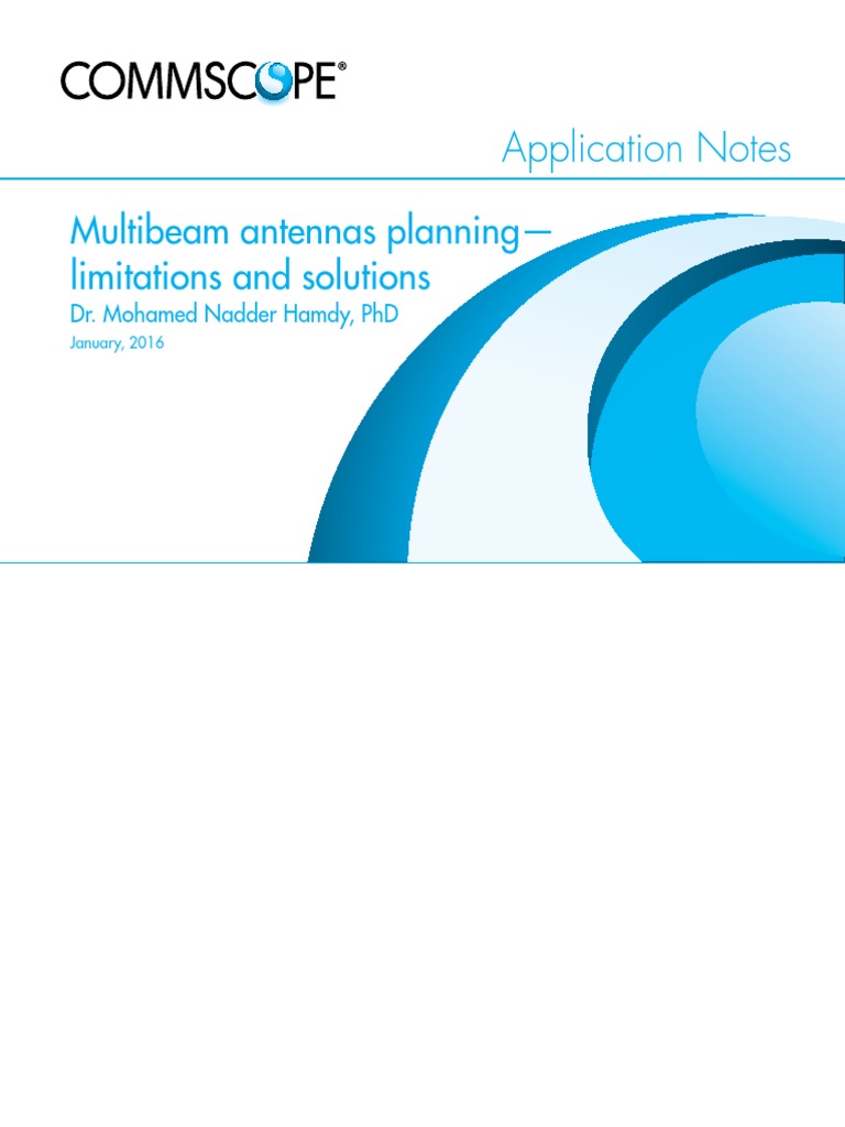 Multibeam Antennas Planning - Limitations and Solutions: Application ...