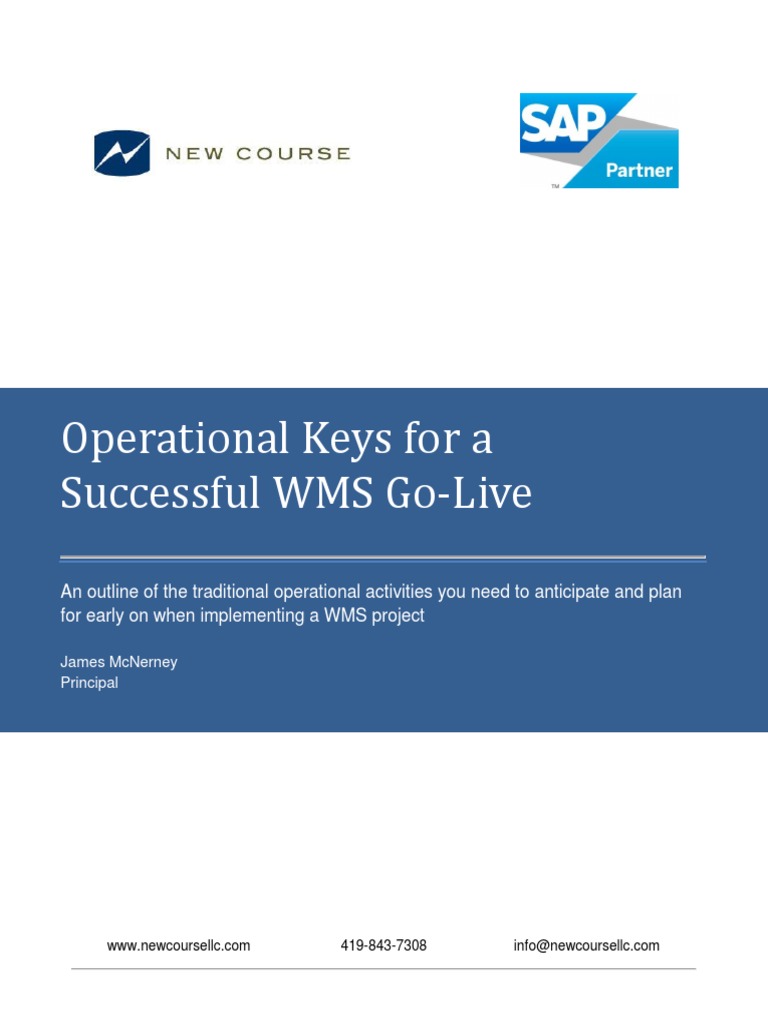 Operational Keys For A Successful WMS Go-Live | PDF | Change Management ...