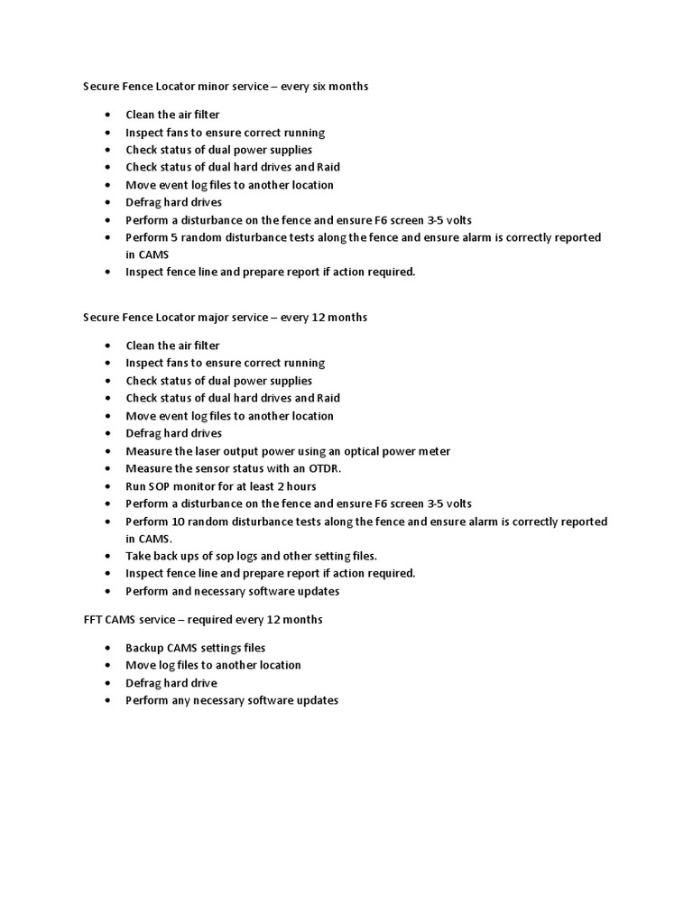 FFT - Secure Fence | PDF