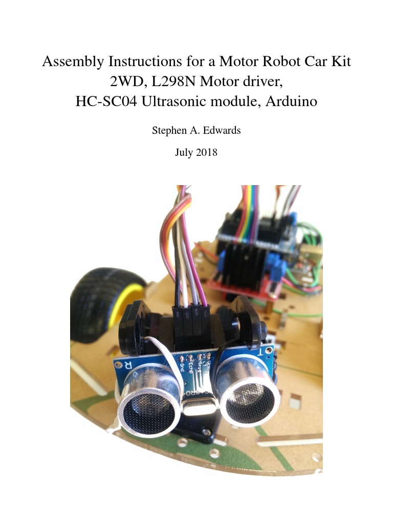 DIY L298N 2WD Motor Robot Car Kit Assembly | PDF | Electrical Connector ...