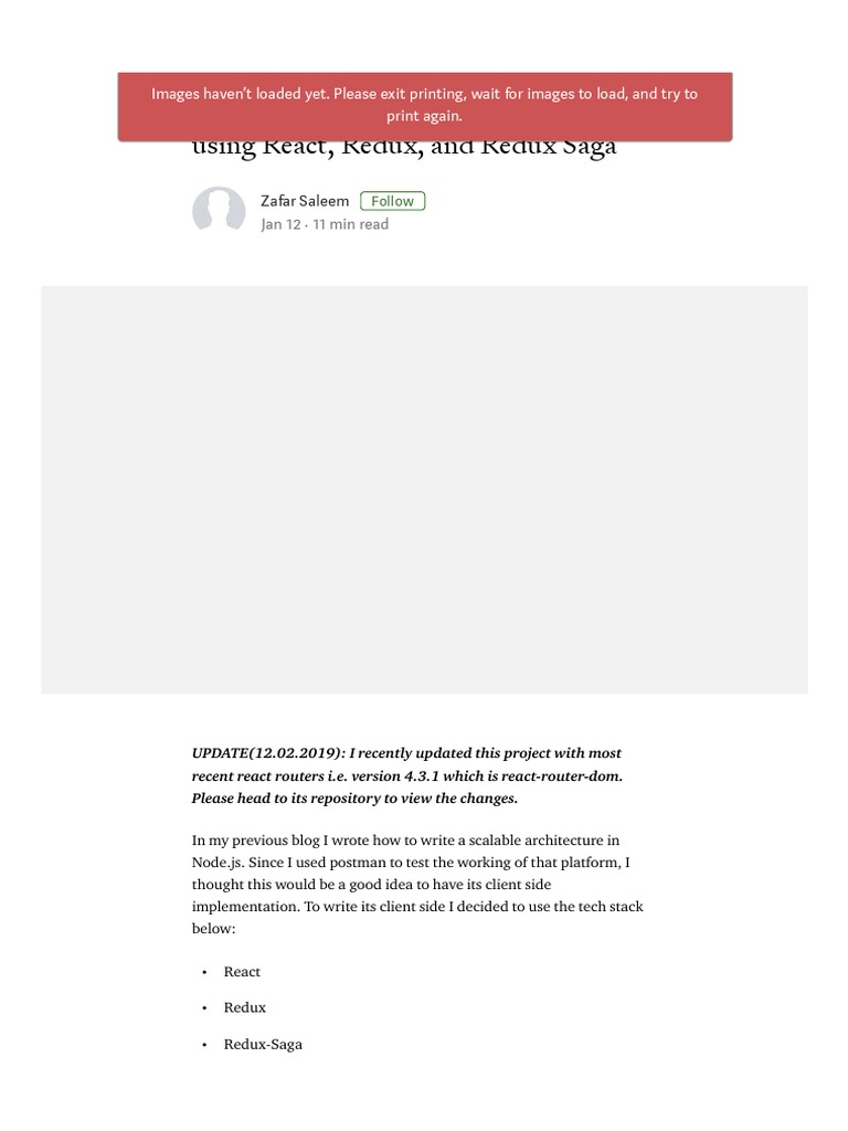How To Set Up User Authentication Using React Redux And Redux Saga Pdf Computer File
