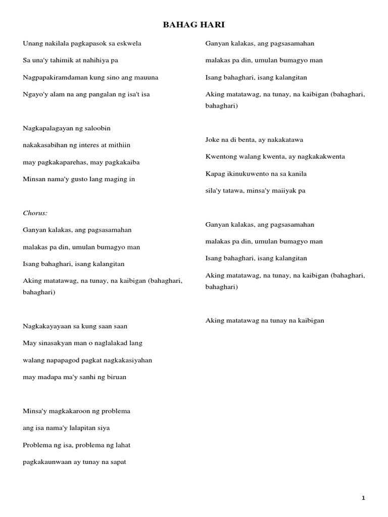 values-lyrics-pdf