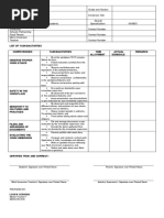 Work Immersion Evaluation Form | PDF | Competence (Human Resources) | Behavioural Sciences