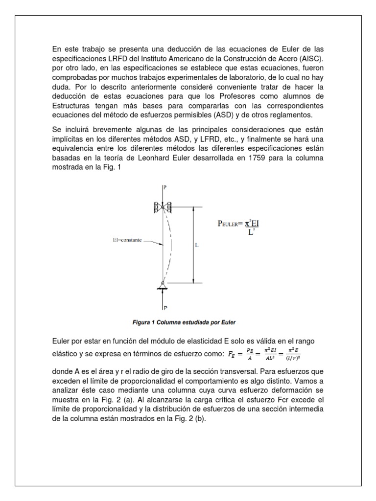 Deducción de La Ecuacion de Euler | PDF | Doblar | Mecanica clasica Deducción de La Ecuacion de Euler | PDF | Doblar | Mecanica clasica