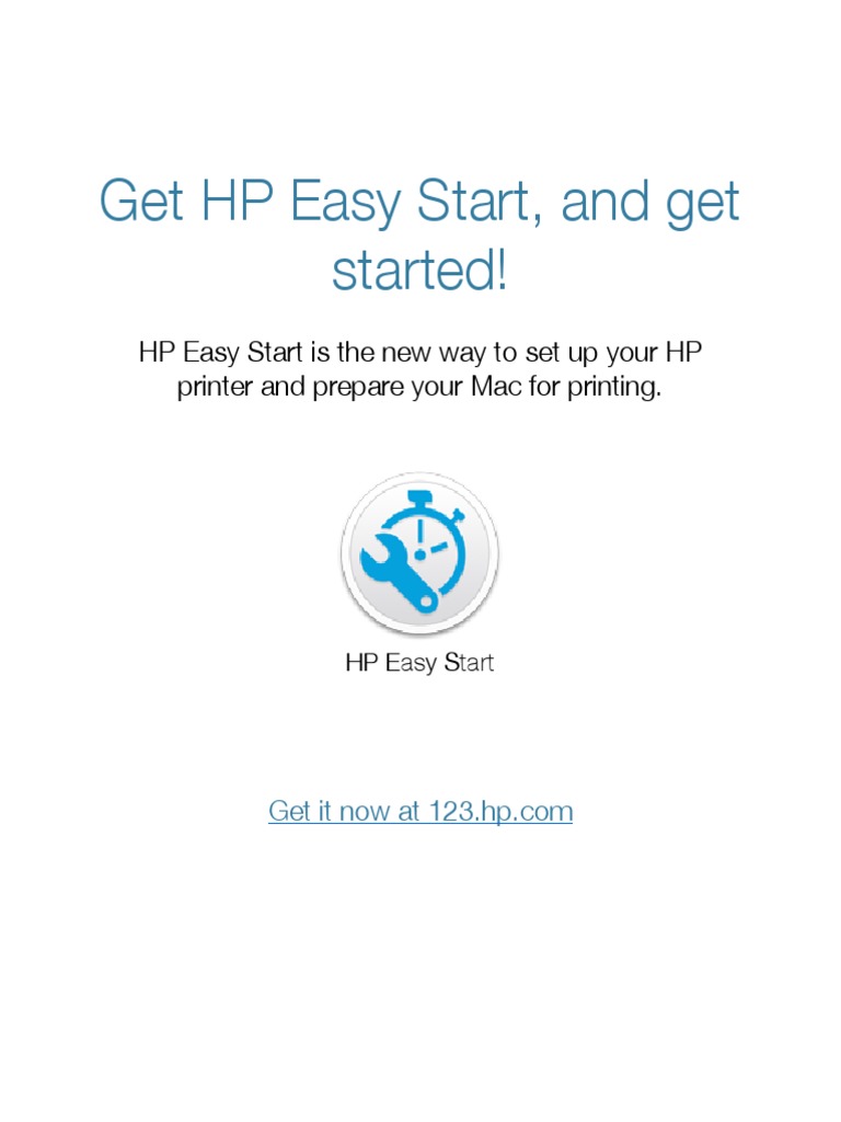 About HP Easy Start | PDF