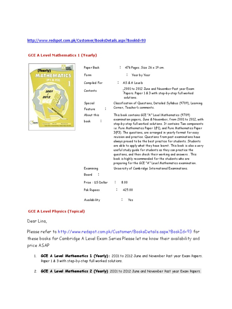 Redspot Past Year Papers | PDF | Statistics Of Education | Test ...