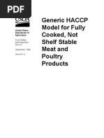 Haccp Plan | PDF | Verification And Validation | Metal Detector