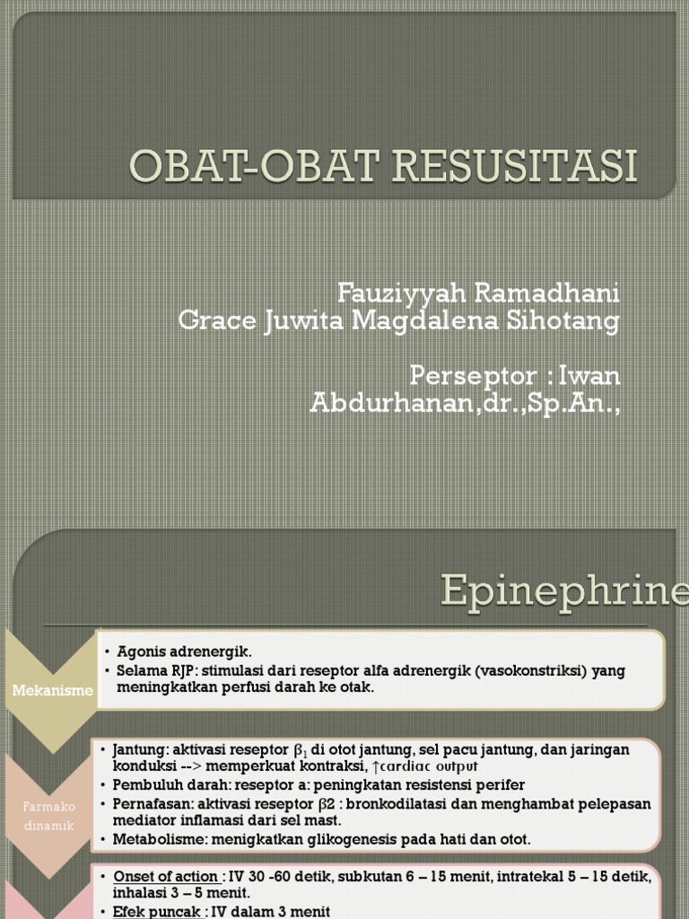 Mekanisme dan Dosis Obat Kardiovaskular | PDF