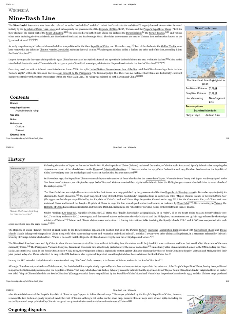 Nine-Dash Line - Wikipedia PDF | PDF | International Relations ...
