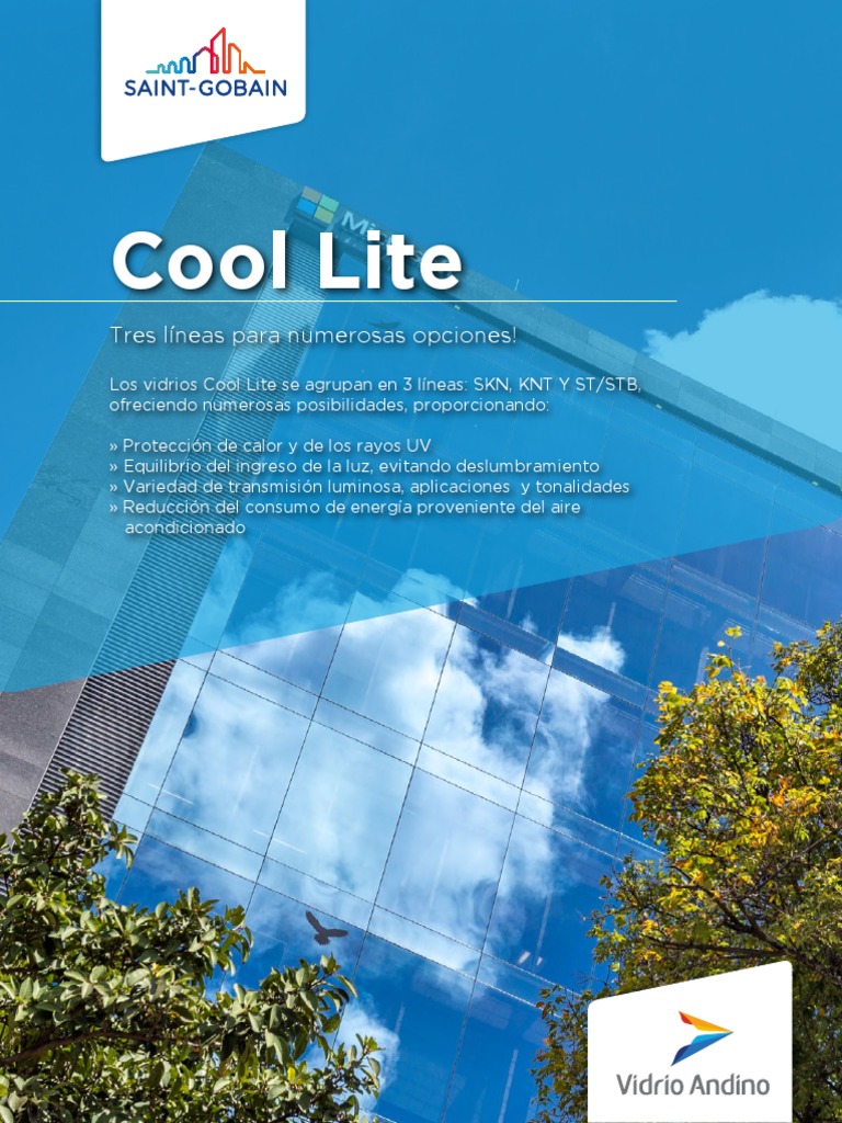 Vidrios Cool Lite: Opciones y Beneficios | PDF | Lentes | Aislamiento ...