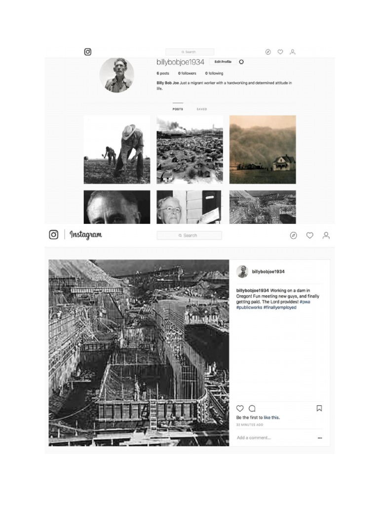 Instagram History Project | PDF