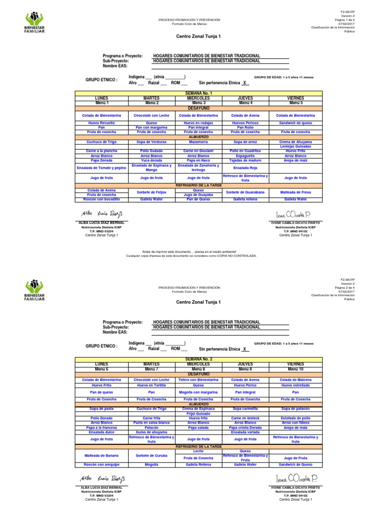 Ciclo de Menús | PDF | Cocina occidental | Comida regional y étnica